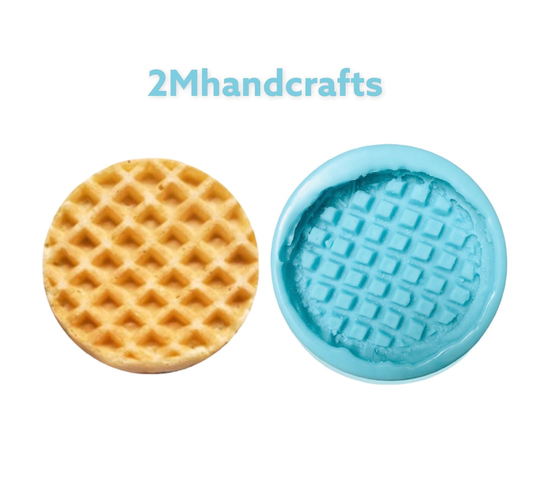 Realistic Waffle Mold| Dessert Shape Silicone Mold| Soap Mold| Candle ...
