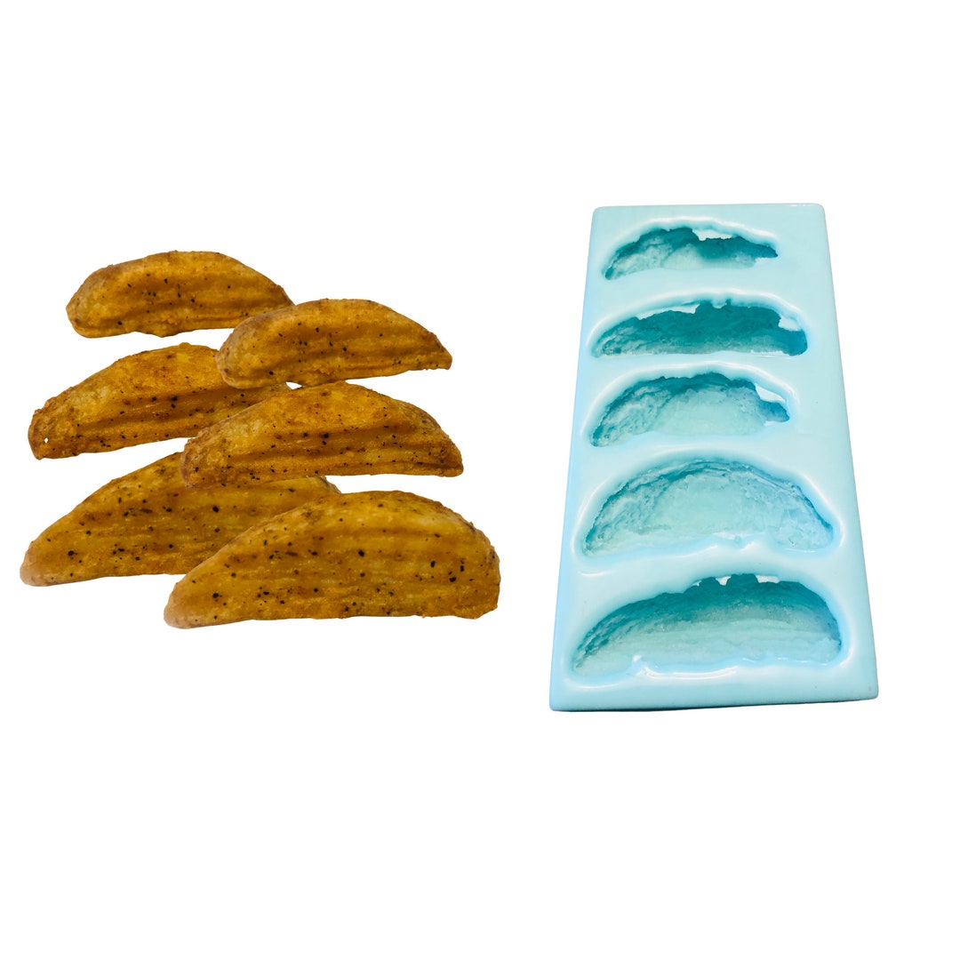 Fries Potato Wedges Silicone Mold| Food Shape Silicone Mold| Soap Mold ...