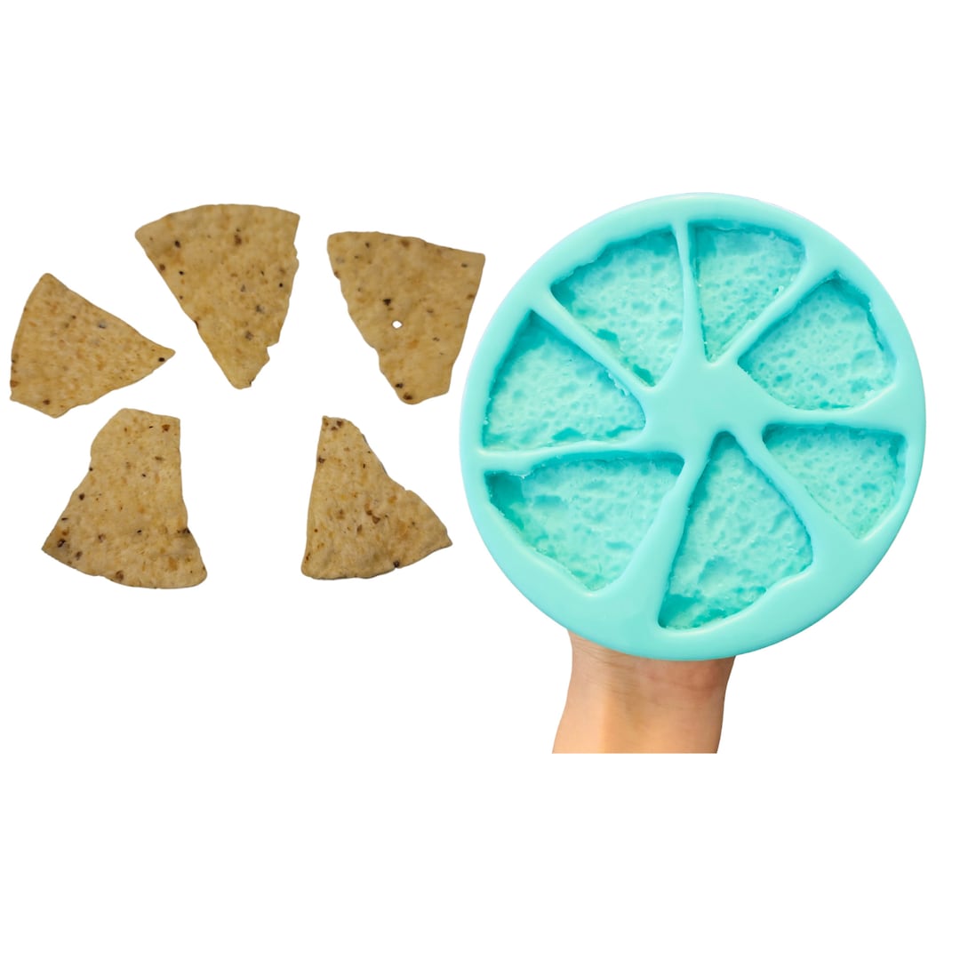 Thick Triangular Tortilla Chips Silicone Mold| Snack Shape Silicone ...