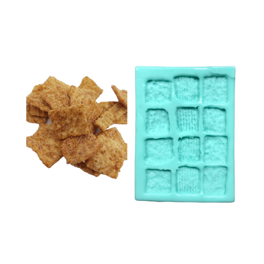 Cinnamon Toasted Squares Cereal Type Silicone Mold| Cereal Shape ...