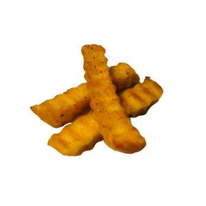 6pc Crinkle Cut Fries Silicone Mold| Food Shape Silicone Mold| Soap ...
