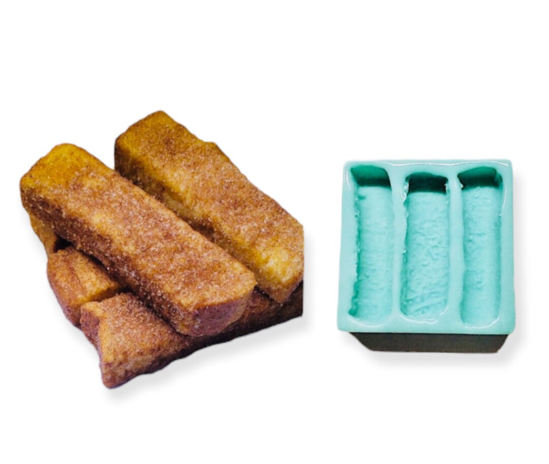 3pc French Toast Sticks Silicone Mold. Realistic Breakfast Shape Mold ...
