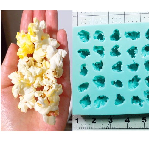 25pc Popcorn Shape Silicone Mold Realistic Food Shape for - Etsy