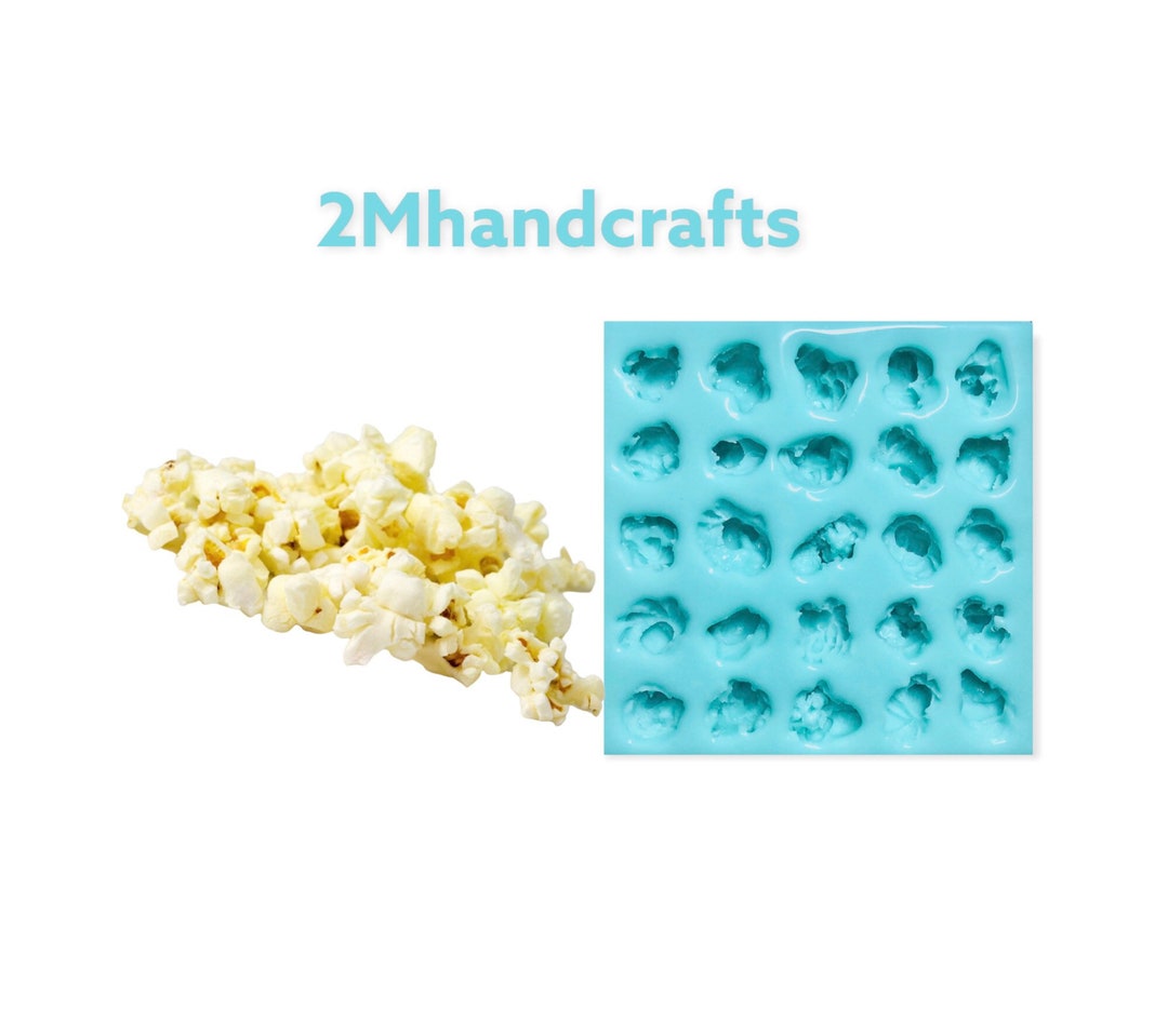 Popcorn Shape Silicone Mold, Realistic Food Shape for Soap Candle ...