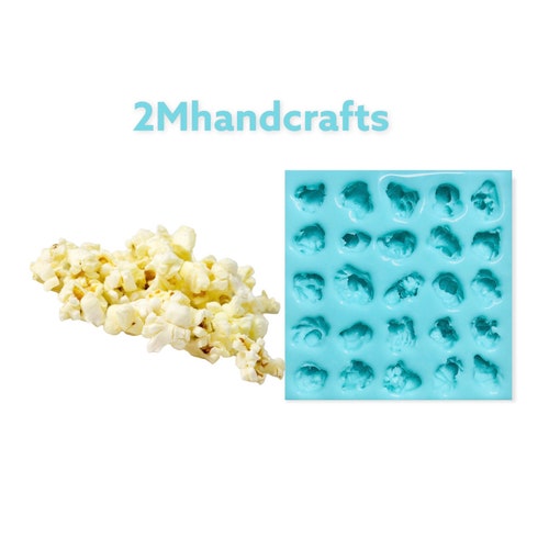 25pc Popcorn Shape Silicone Mold Realistic Food Shape for - Etsy