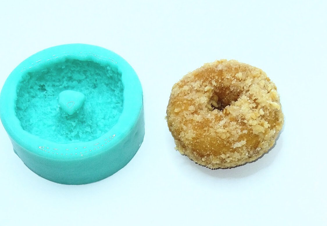 2pc Realistic Mini Doughnuts Mold Dessert Shape Silicone | Etsy