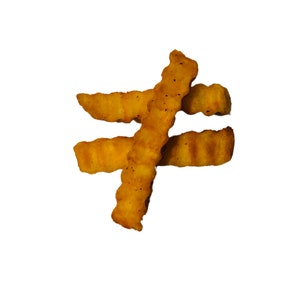6pc Crinkle Cut Fries Silicone Mold| Food Shape Silicone Mold| Soap ...