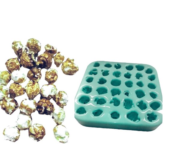 35pc Caramel Popcorn Shape Silicone Mold Realistic Food Shape | Etsy