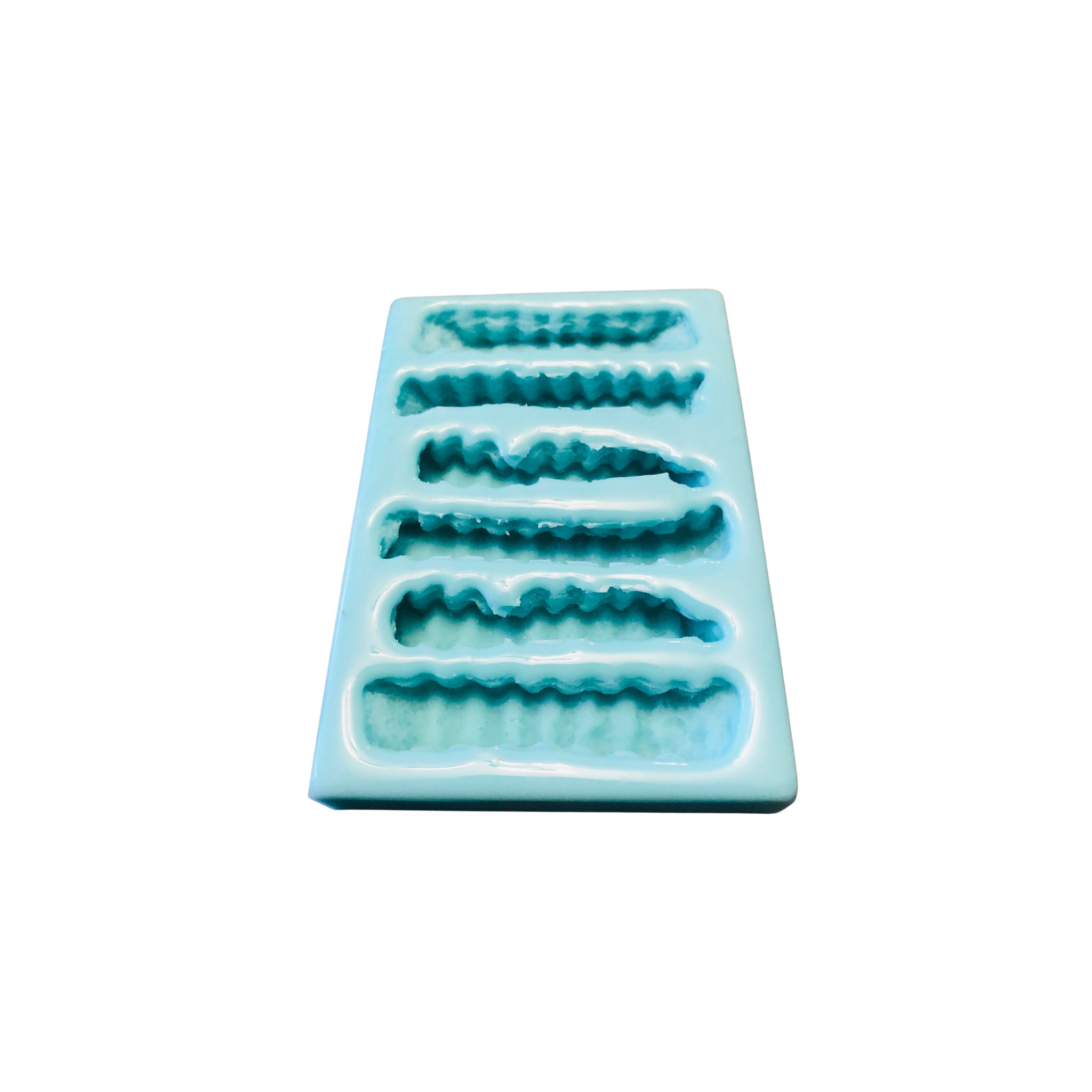 6pc Crinkle Cut Fries Silicone Mold Food Shape Silicone Mold - Etsy