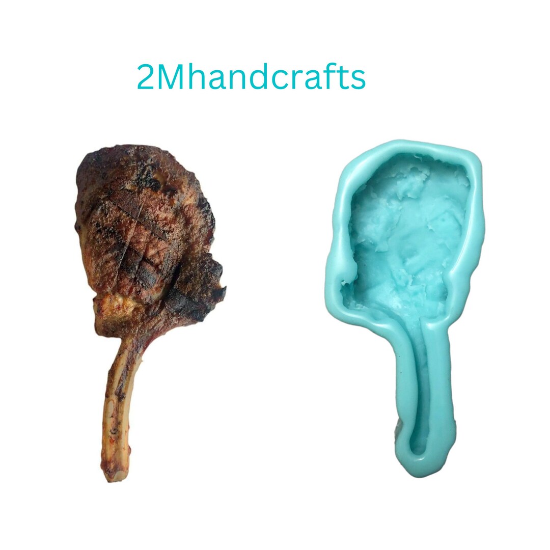 Lamb Rib Chop Silicone Mold| Food Shape Silicone Mold| Soap| Candle ...