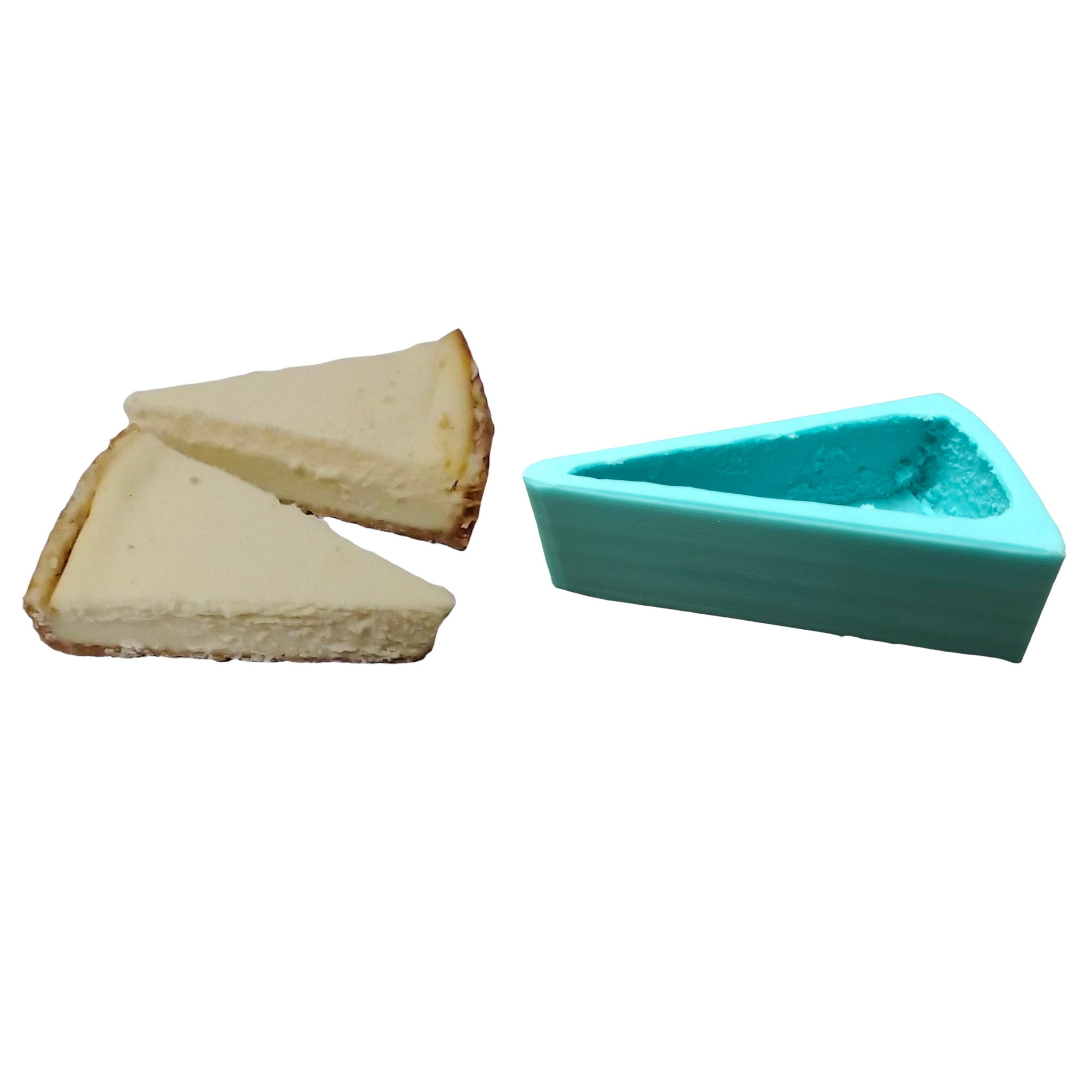 1pc Realistic Cheesecake Slice Dessert Shape Silicone Mold - Etsy