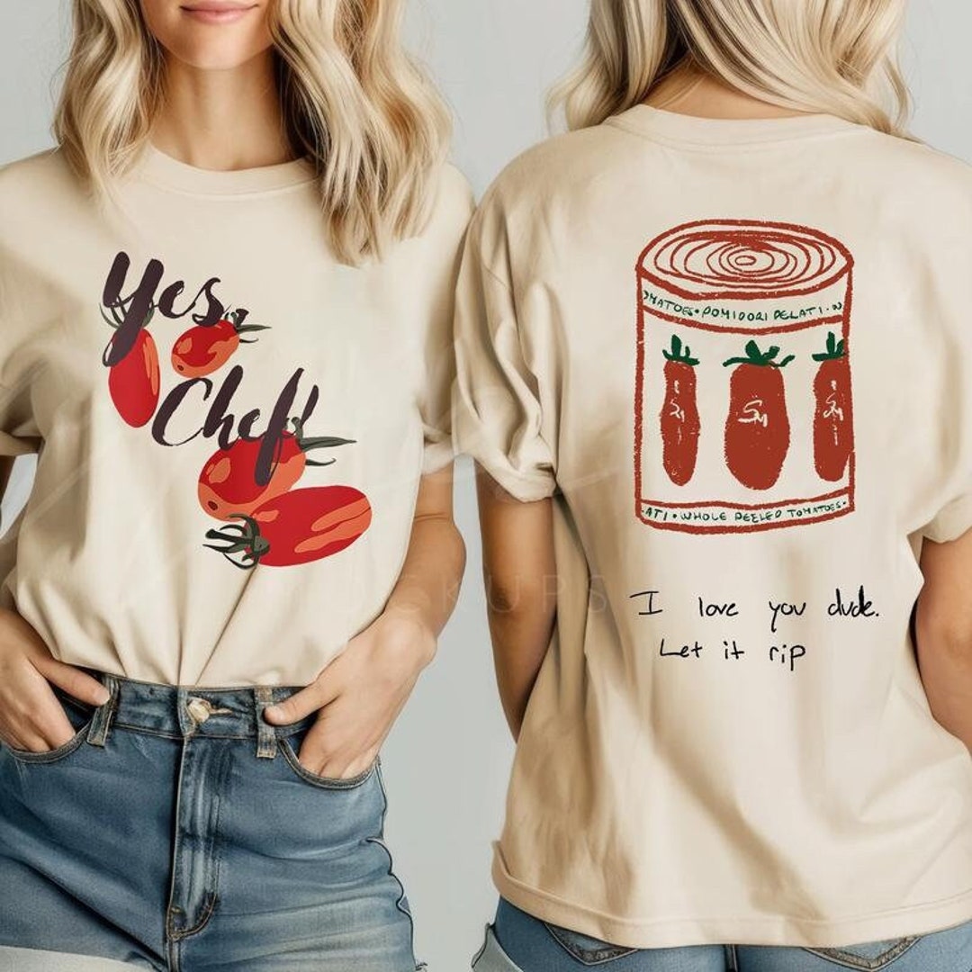 The Bear Shirt, Let It Rip, FX the Bear, Yes Chef Tshirt, Jeremy Allen ...