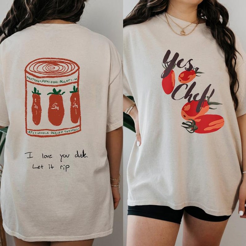 The Bear Shirt, Let It Rip, FX the Bear, Yes Chef Tshirt, Jeremy Allen ...