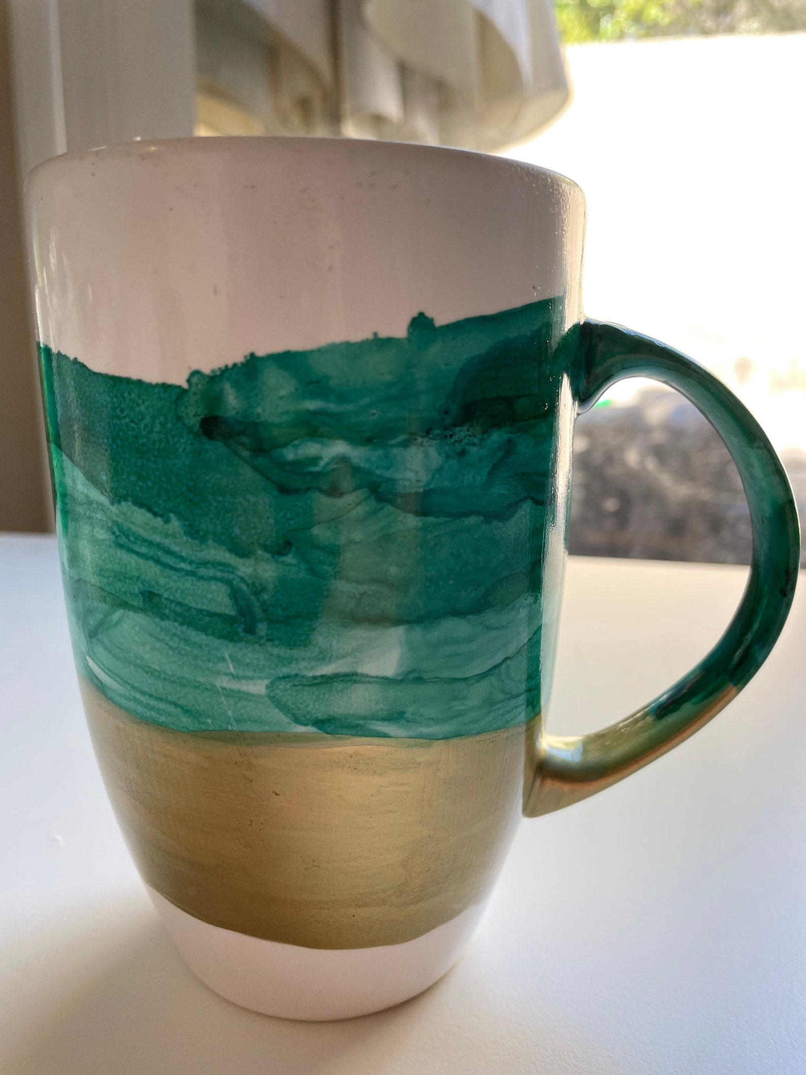 Alcohol Ink Mug Coffee Mug Large Coffee Mug Tea Cup Coffee Cup Artisan ...