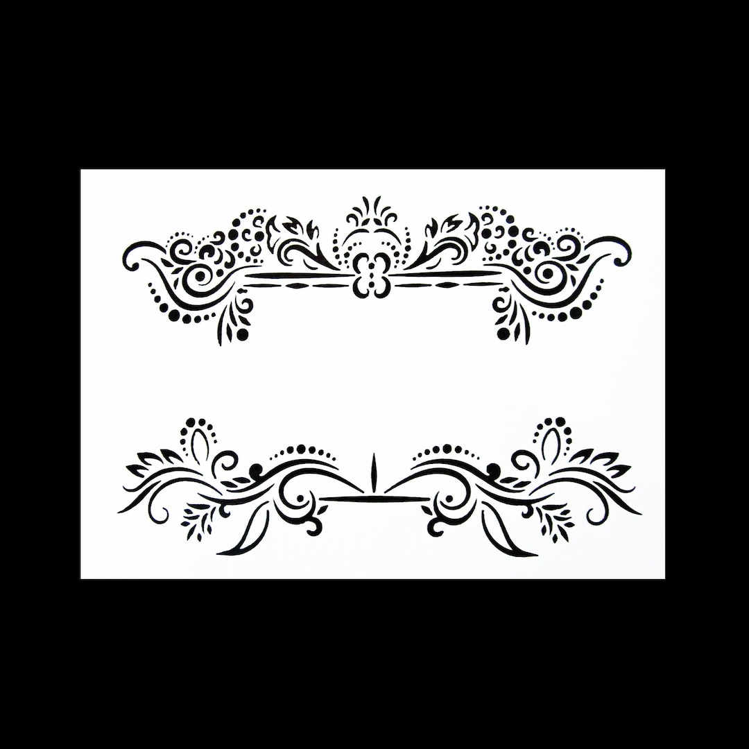 A4 Stencil Ornament DIY Painting Craft Projects - Etsy
