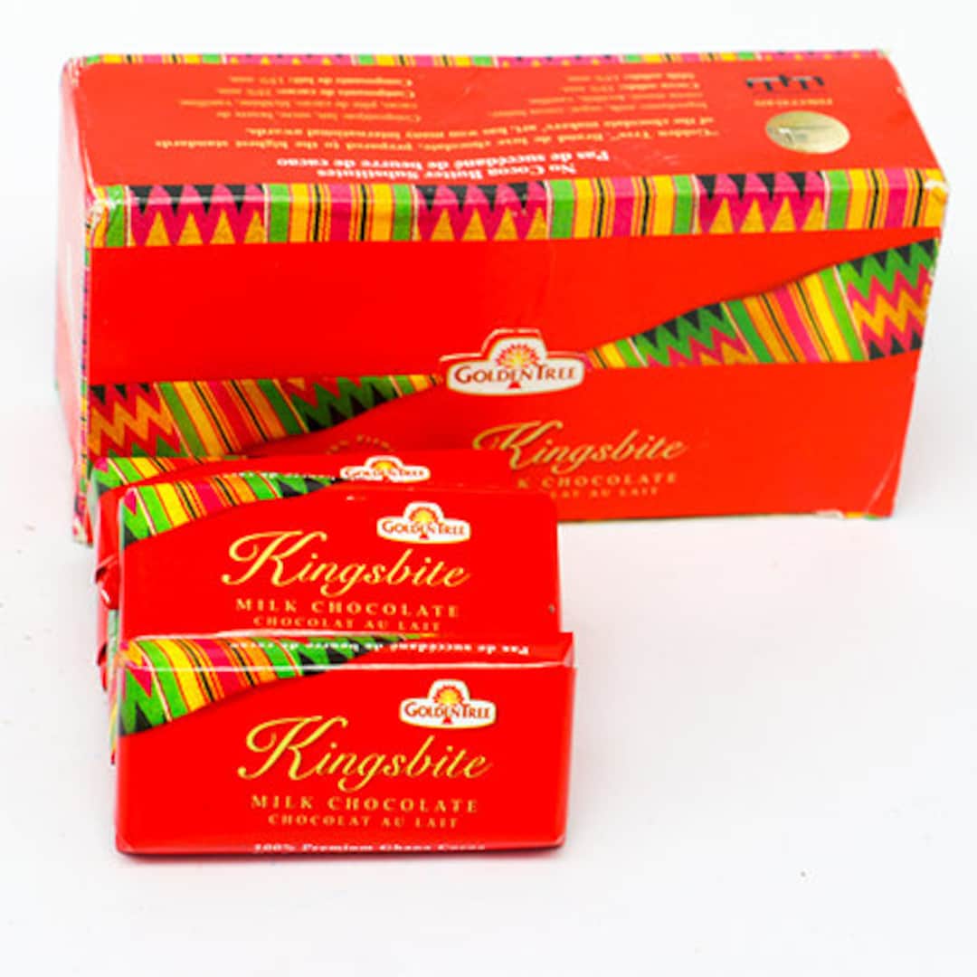 Authentic Ghanaian Golden Tree Chocolate / 12 Pieces of 100grams Bars ...