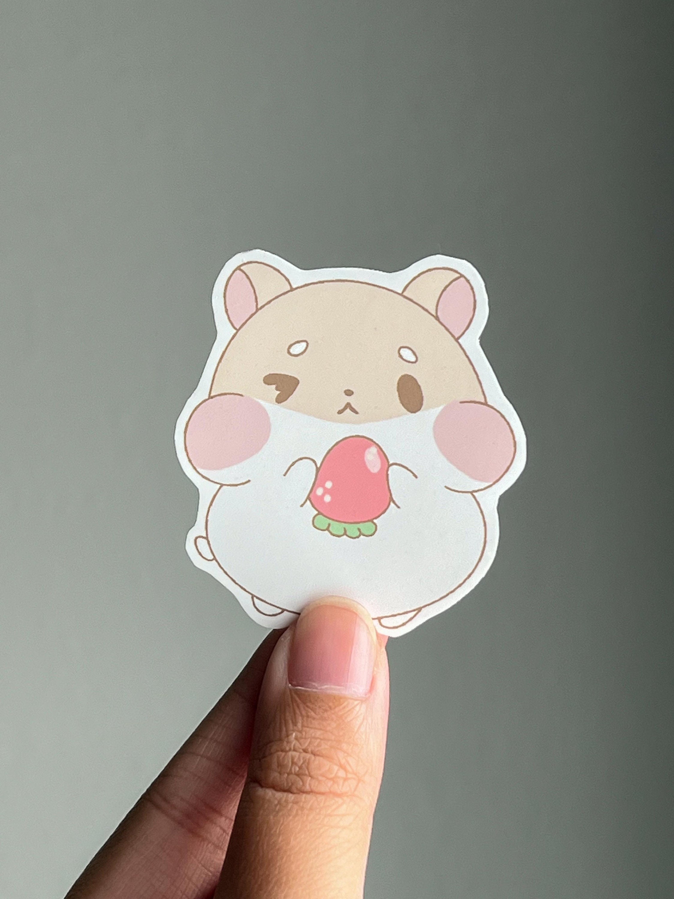 Cute Hamster Sticker Vinyl Hamster Sticker Dwarf Syrian Decorative ...