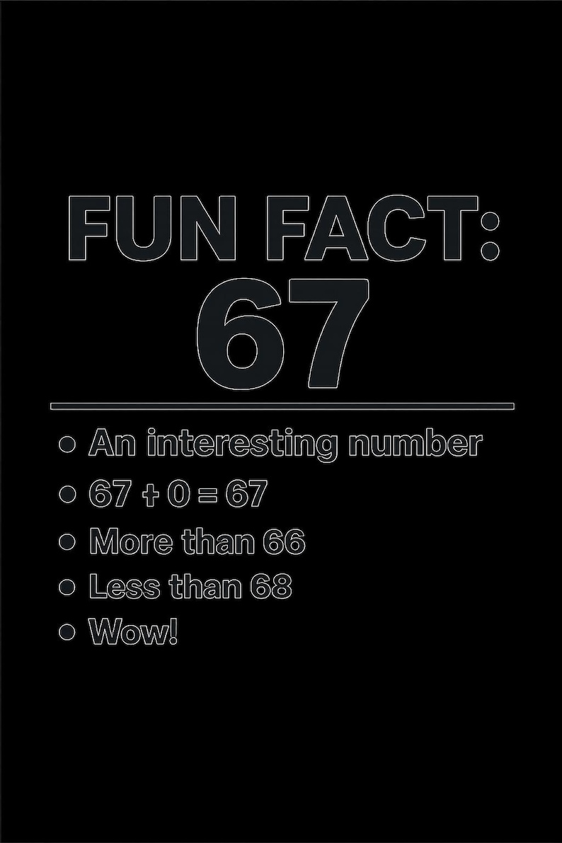 67th Birthday Shirt PNG, Fun Fact 67 Sublimation Design (digital ...