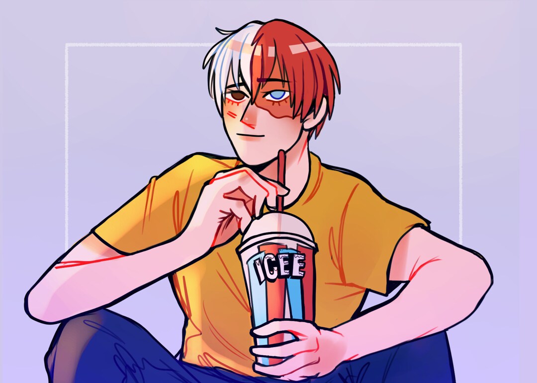 Todoroki Print - Etsy
