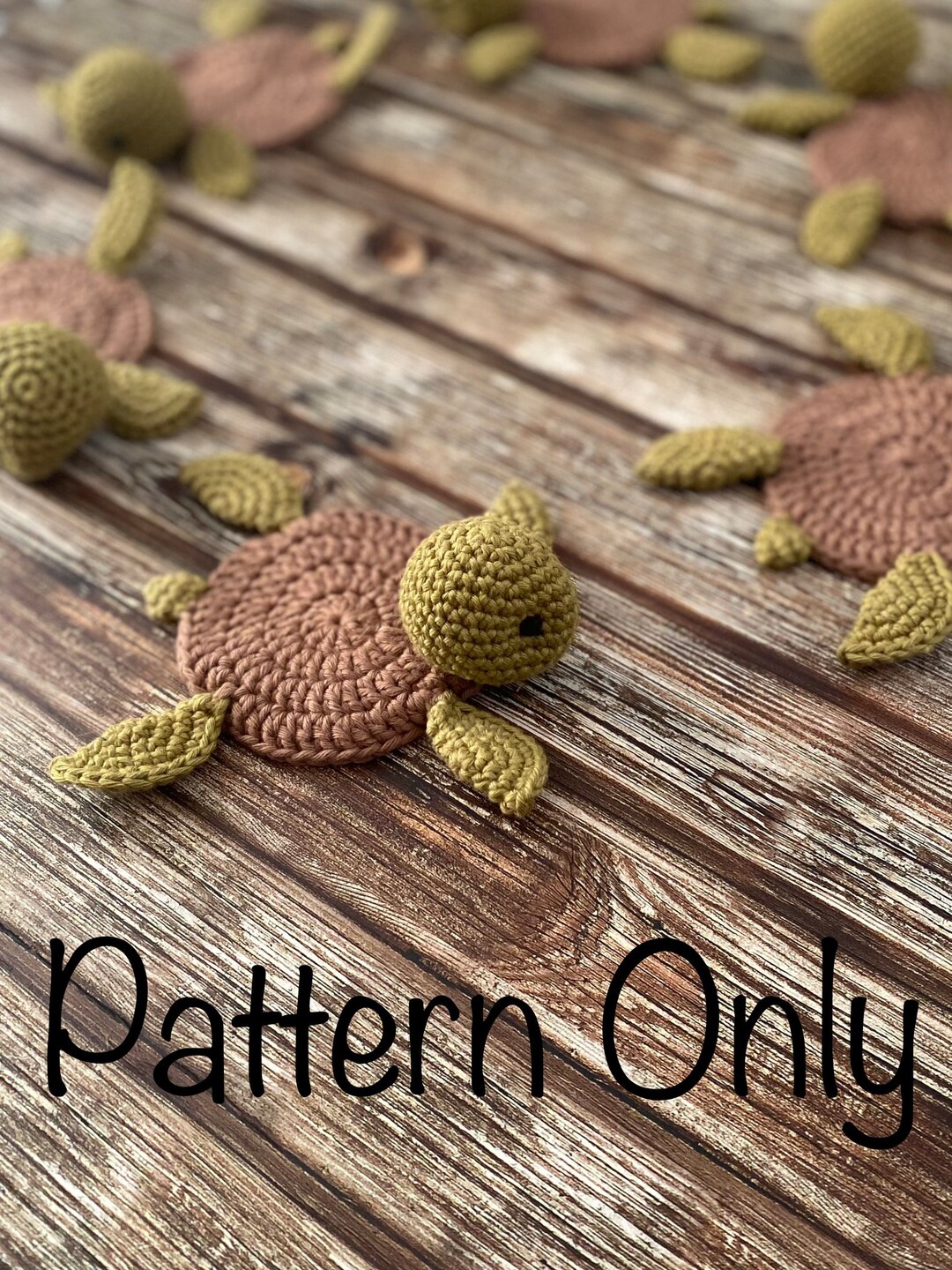 Turtle Coaster PDF Crochet Pattern - Etsy
