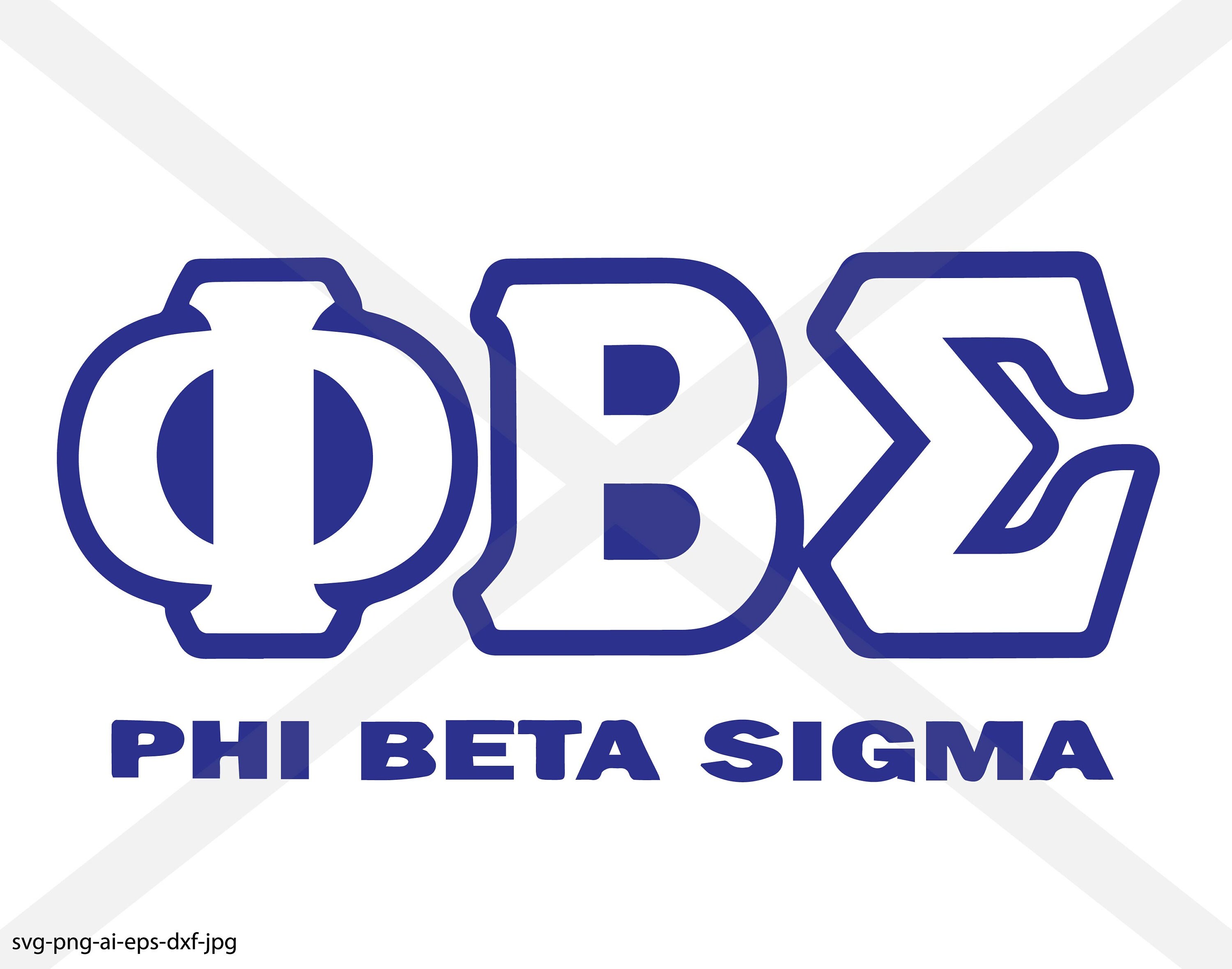 Phi beta sigma silhouette .INSTANT DOWNLOAD | Etsy
