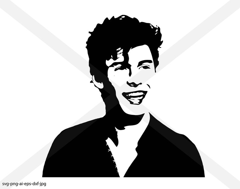Shawn Mendessilhouette .INSTANT DOWNLOAD | Etsy