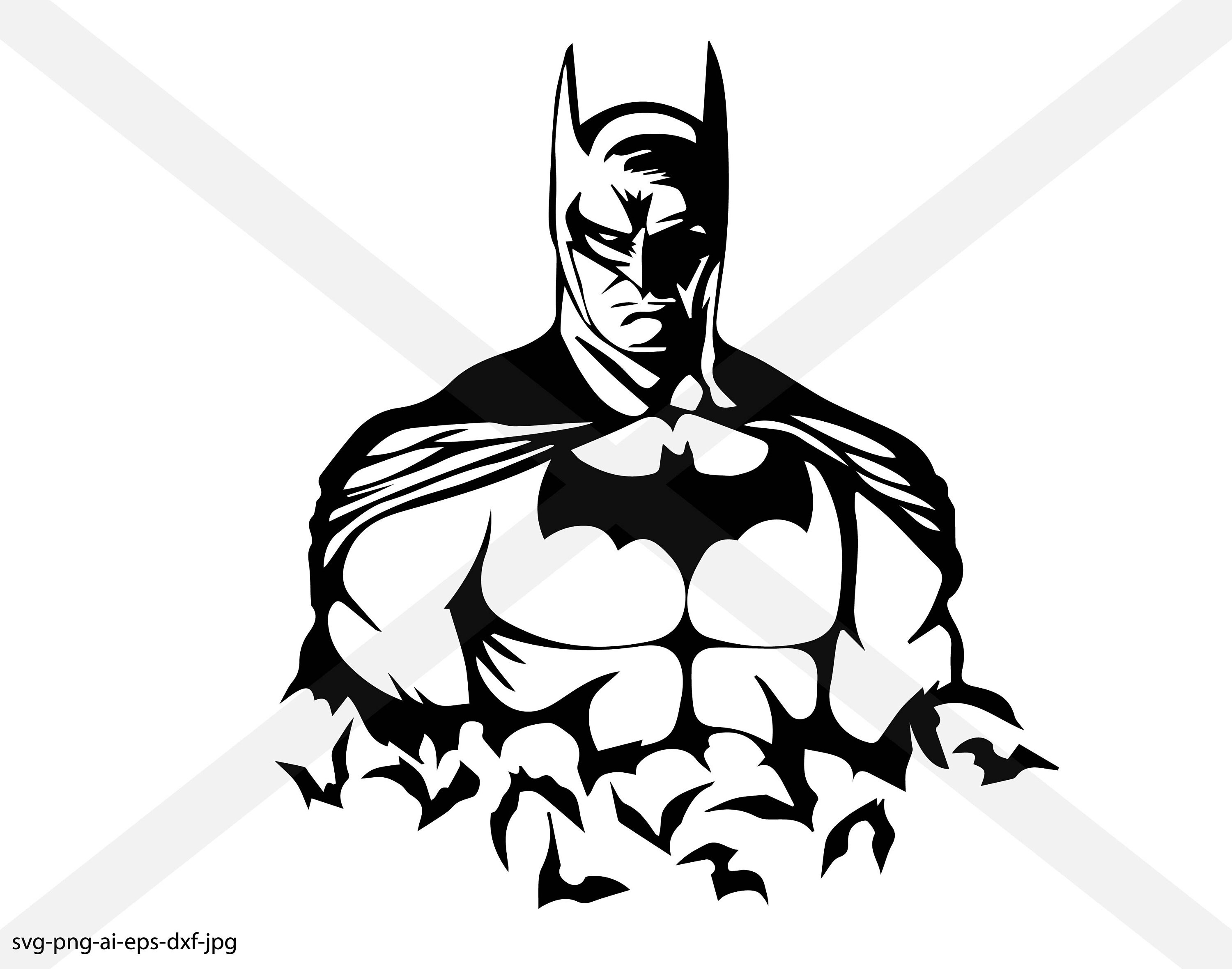 Batman. silhouette DOWNLOAD INSTANT svg-png-eps-dxf-ai-jpg | Etsy