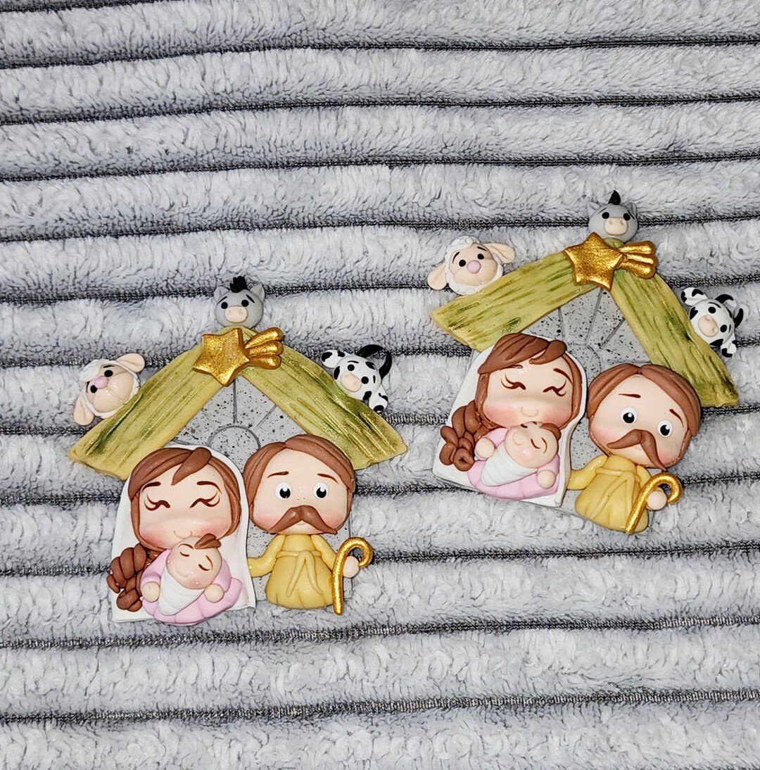 Clays Doll,clays for Bow,pesebre De Jesús Clay,clay Jesus in the Mange ...