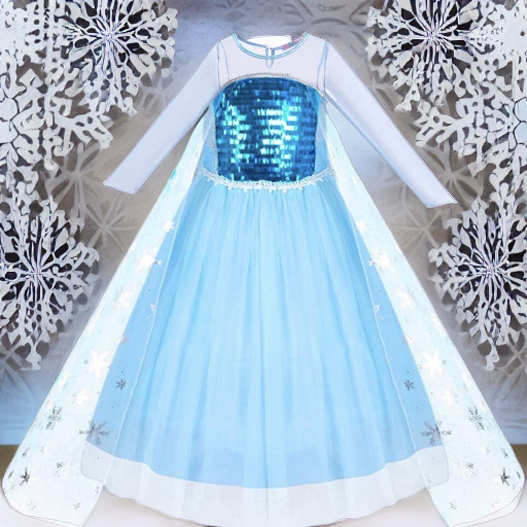 Ice Queen Princess Dress up Costume Set for Girls Inspired - Etsy