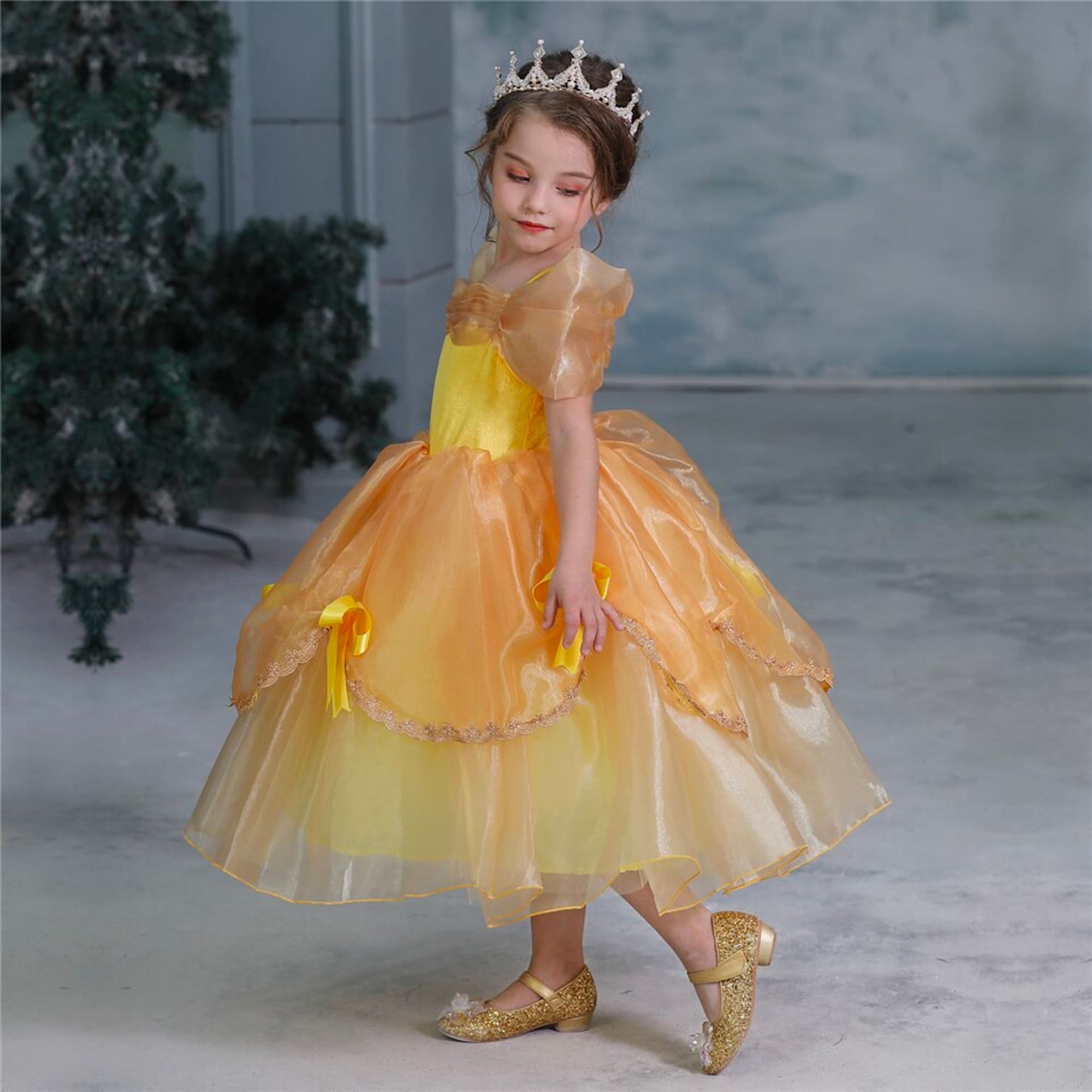 Kids' Costumes Toys & Games Belle Ball Gown Birthday Party Dress For ...