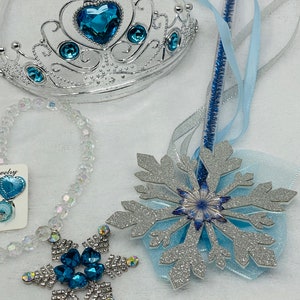 Ice Queen Princess Dress up Costume Set for Girls Inspired - Etsy