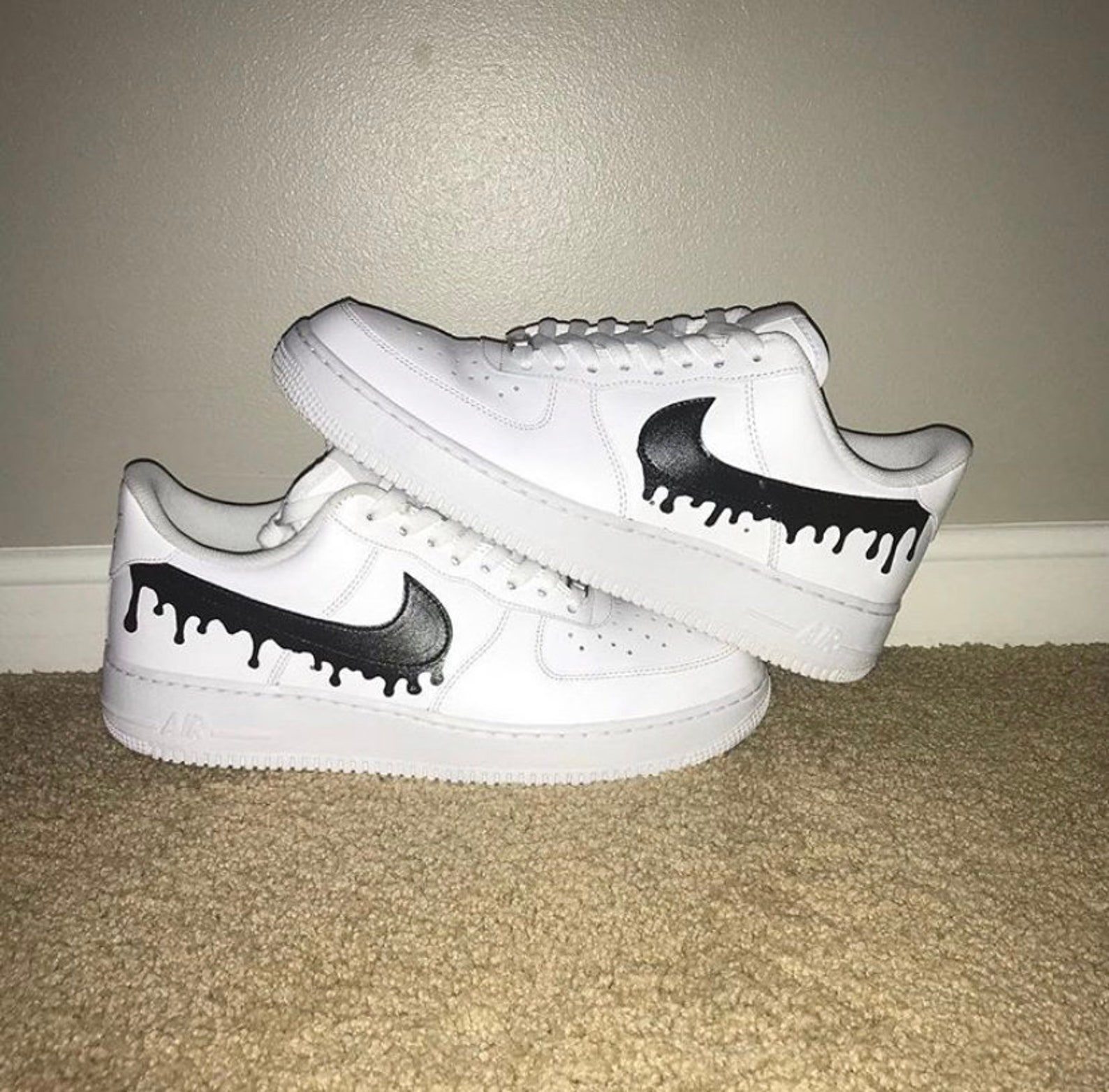 Hand-painted Drip Nike Custom (any Color) - Etsy