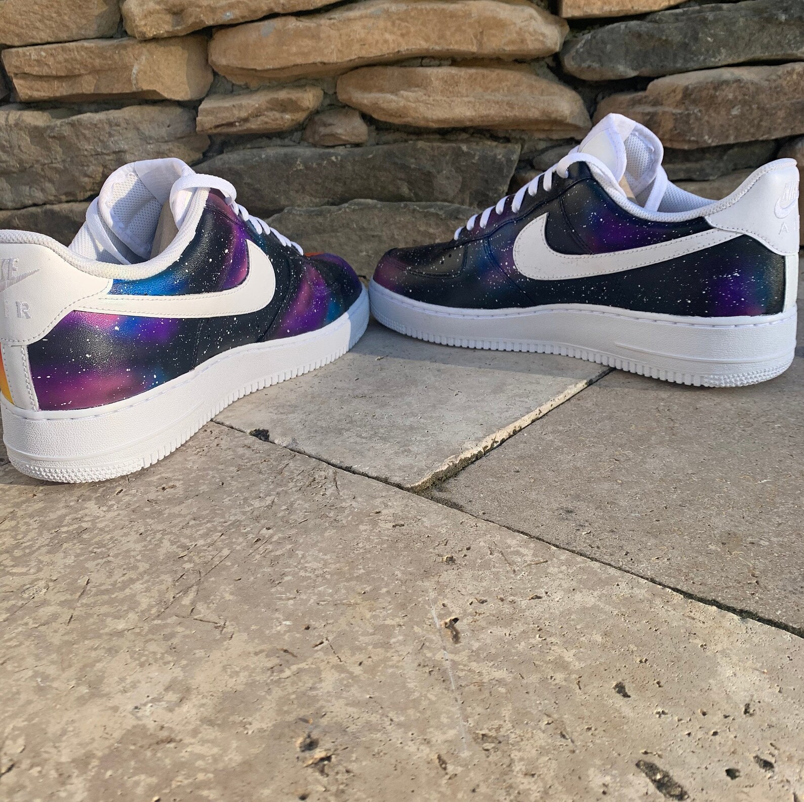 Hand-painted Nike Galaxy Print Custom Shoe - Etsy