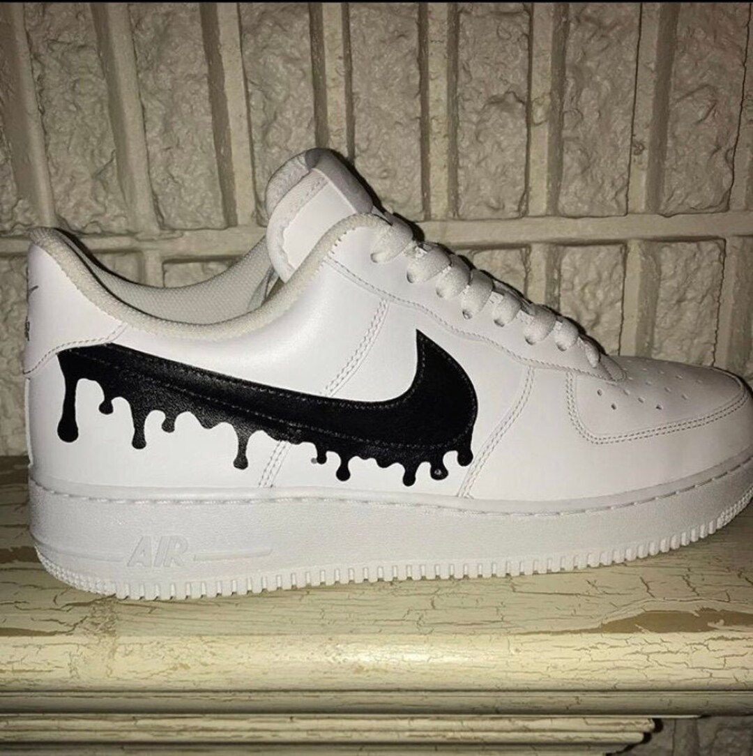 Hand-painted Drip Nike Custom (any Color) - Etsy