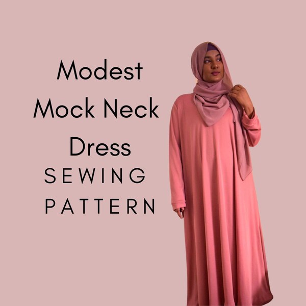 Modest Dress Pattern - Etsy