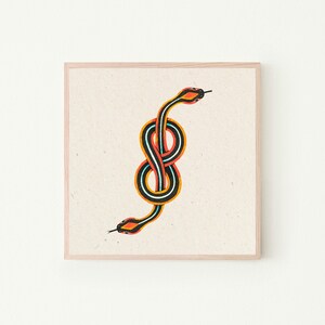 Poster and Custom Frames Figure 8 Snake Giclée Reproduced Art Print ...