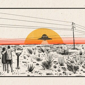 Poster and Frames Marfa Texas Giclée Art Prints West Texas - Etsy