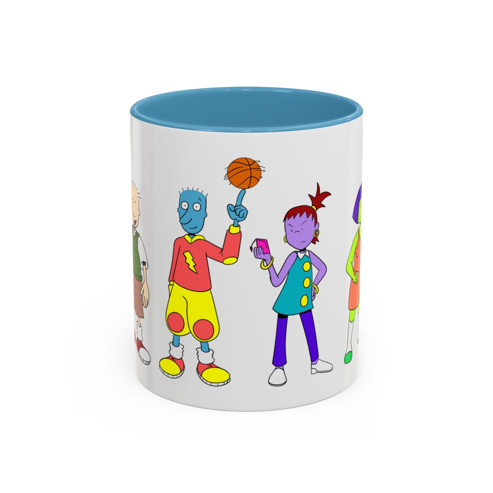 Mug, Retro 90s Doug Cartoon Characters, Vintage Coffee Cup, Tea Mug ...