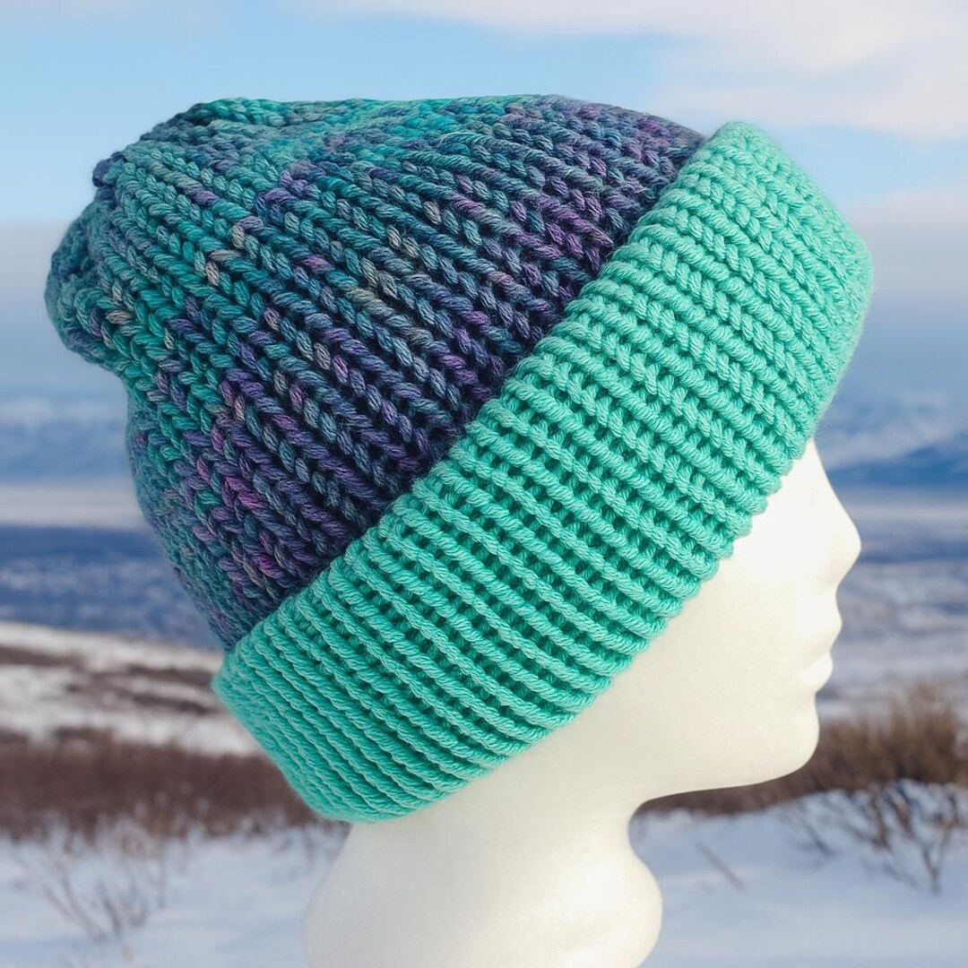 Northern Lights | Alaska Tundra Collection | Knitted Hat (reversible ...