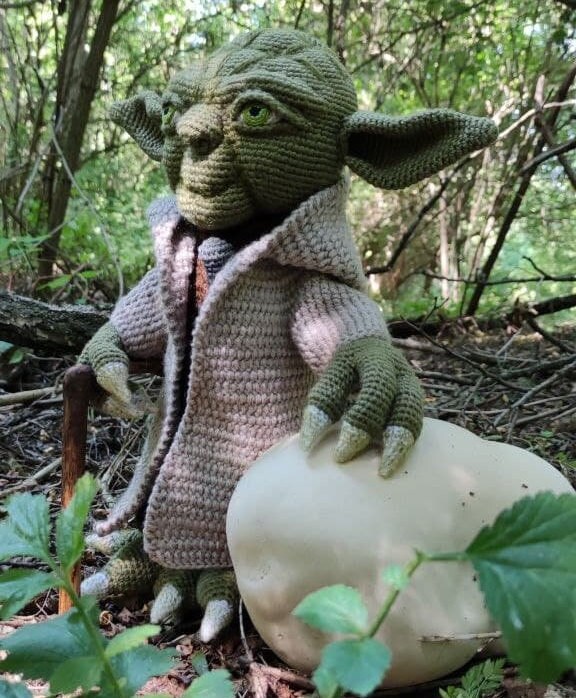 Jedi Master Yoda Crochet - Etsy