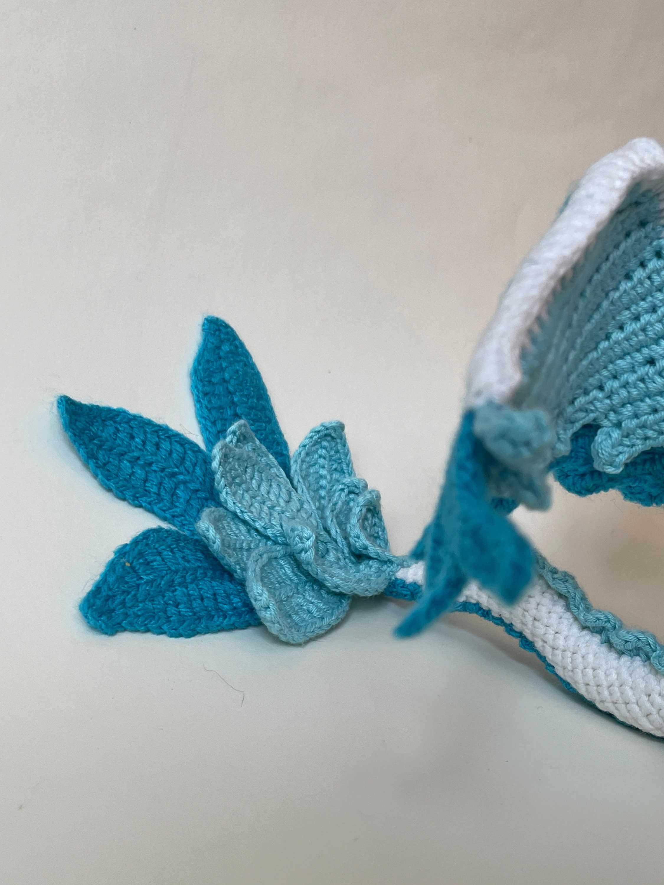 Elemental Air Dragon Crochet Amigurumi - Etsy