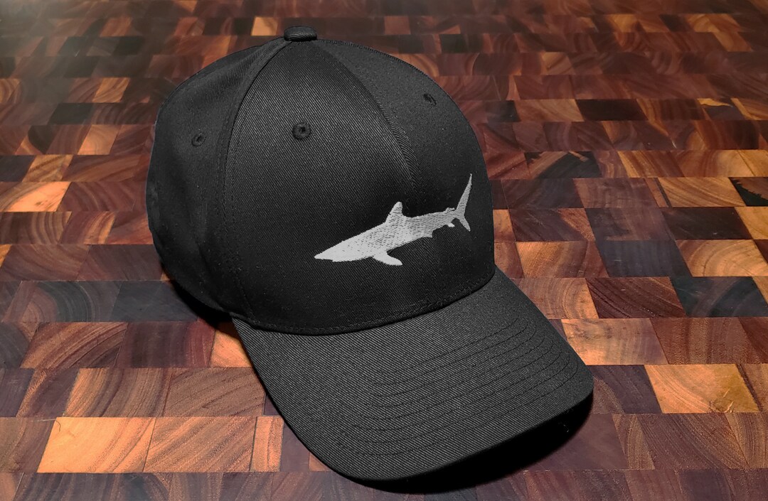 The BEST SHARK Hat on the Market! Flex-fit! Embroidered Shark! - Etsy