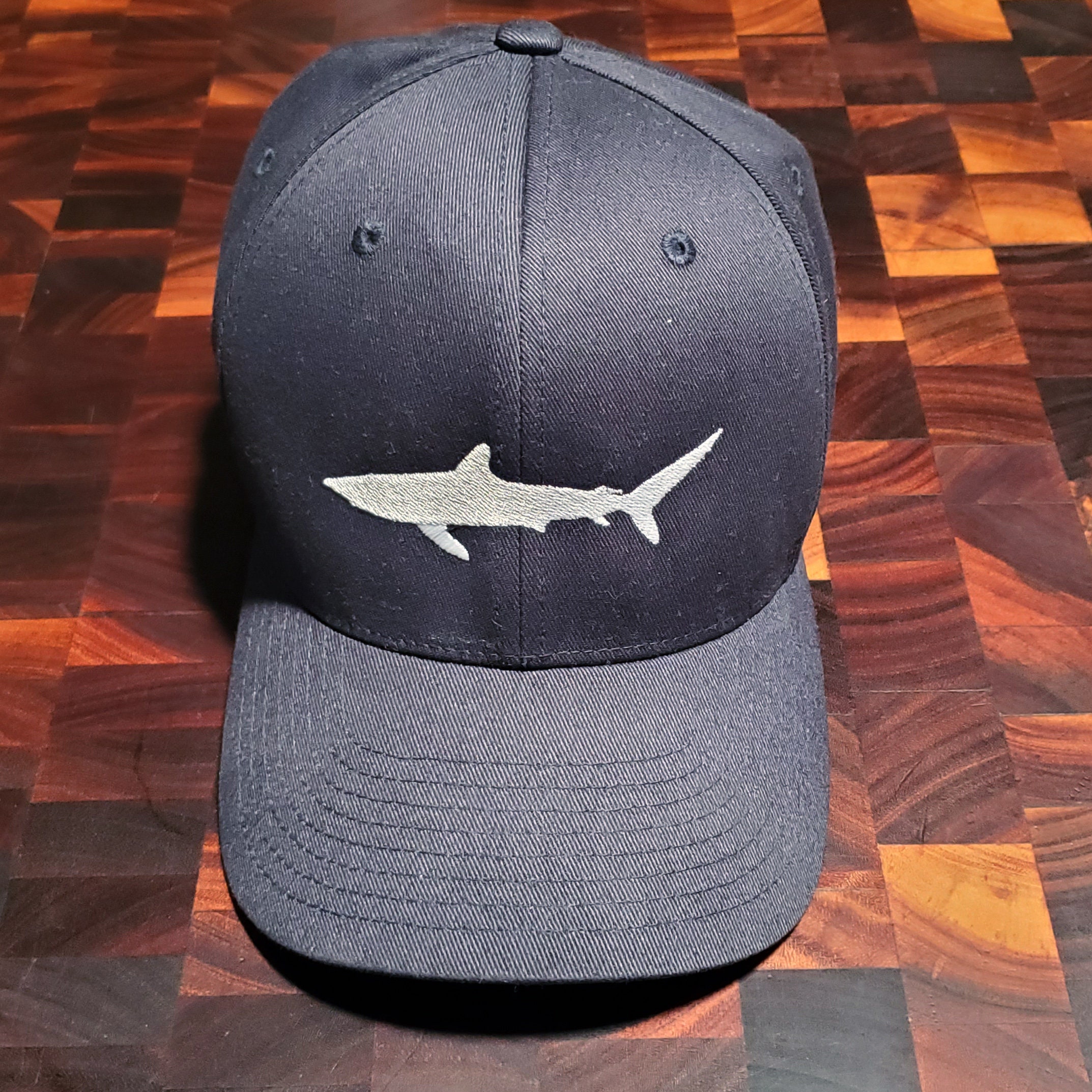 The BEST SHARK Hat on the Market! Flex-fit! Embroidered Shark! - Etsy