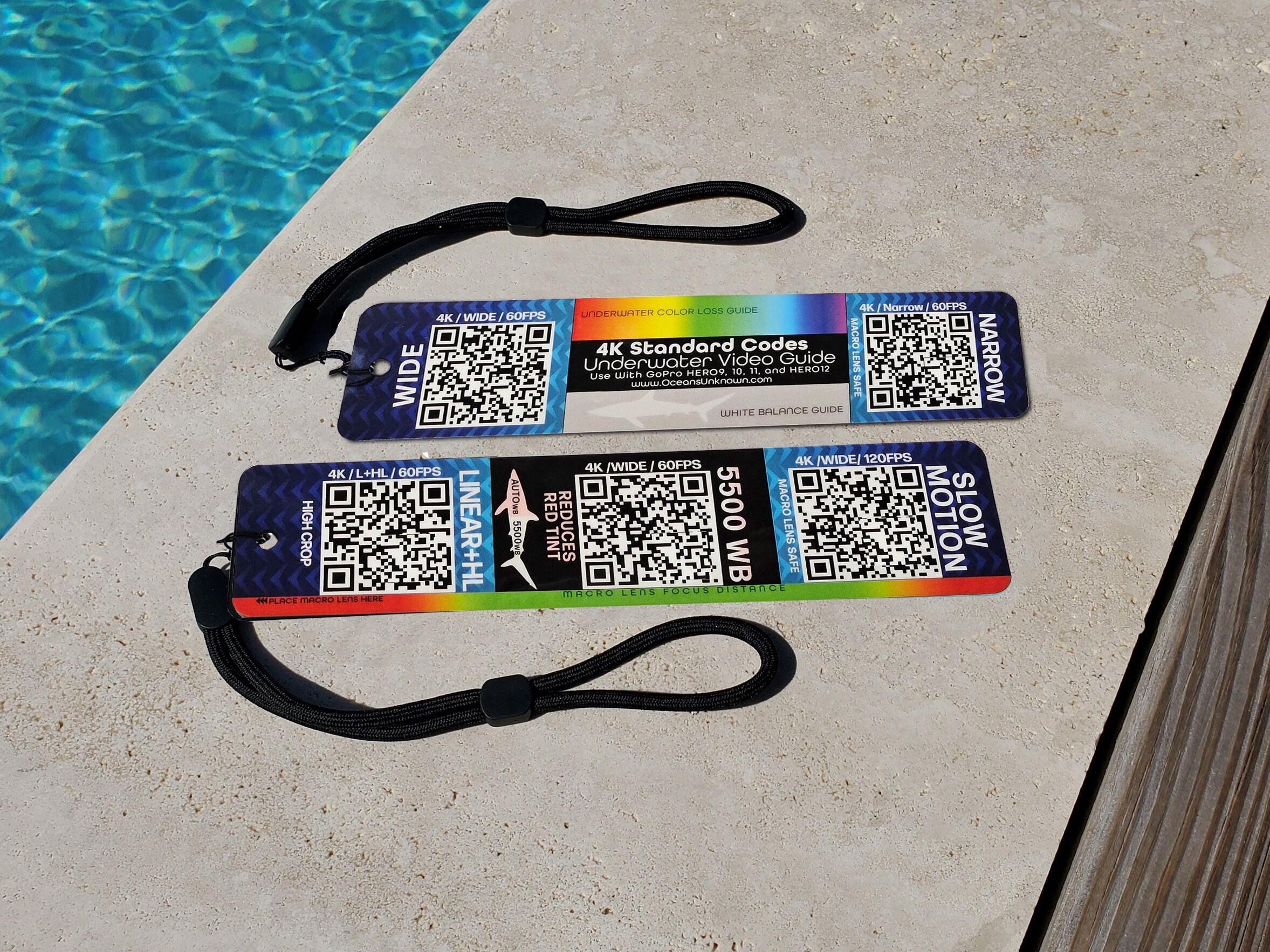 Gopro HERO12 Underwater Camera Settings 3-card Package - Etsy