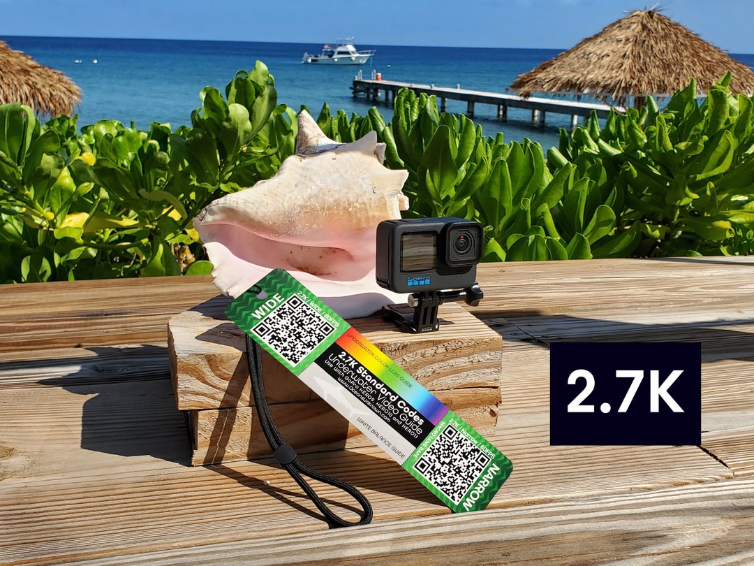 2.7K Gopro QR Codes (underwater Camera Settings) for Hero9, Hero10, and ...