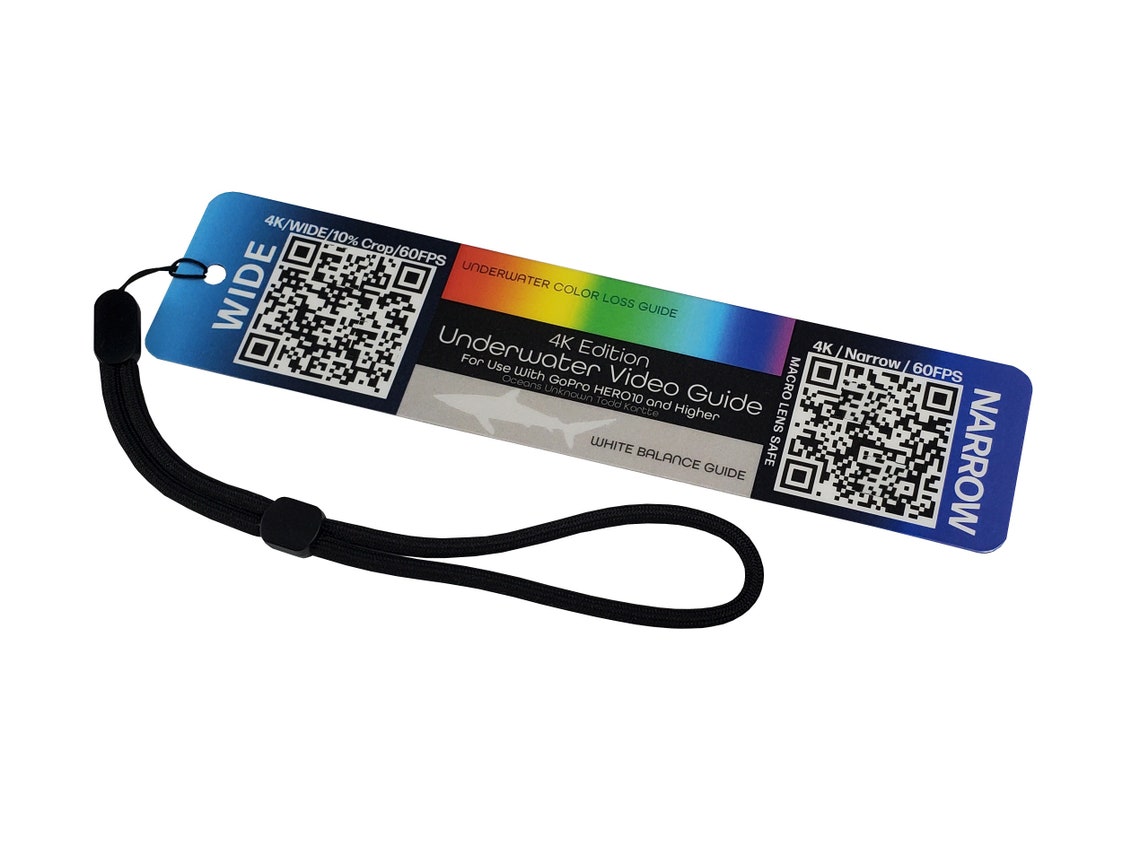 4K Gopro QR Codes underwater Camera Settings for Hero9 - Etsy