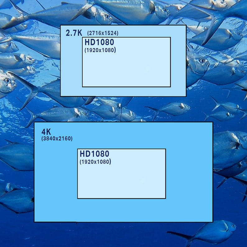 4K PRO Gopro QR Codes underwater Camera Settings for Hero9, Hero10 ...