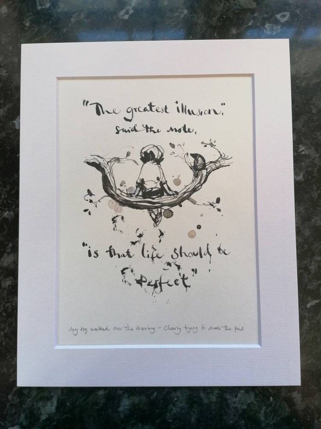 Mounted Page From an Inspirational and Popular Book About a Boy and His ...