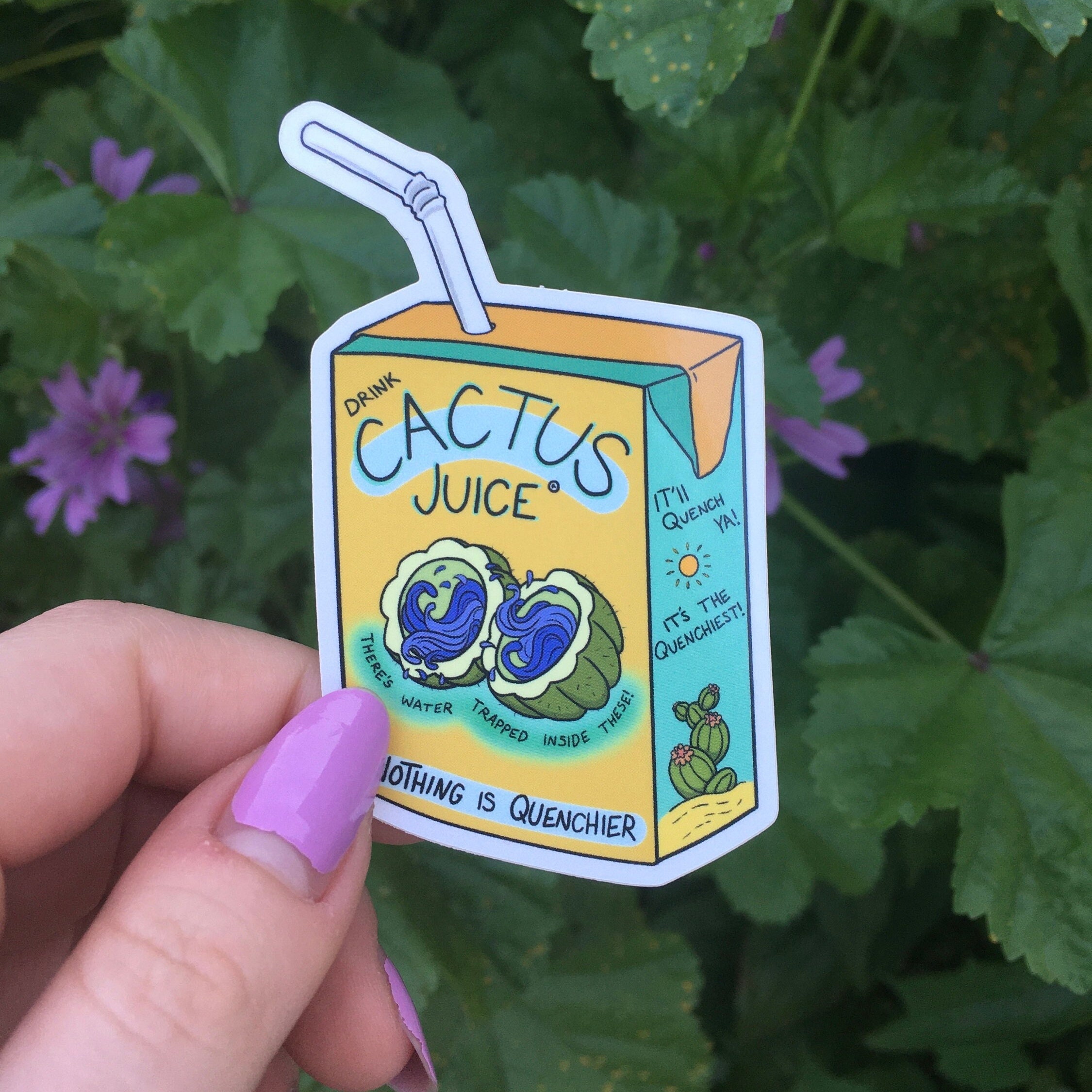 Cactus Juice Juicebox Sticker. Avatar the Last Airbender Sokka Art - Etsy