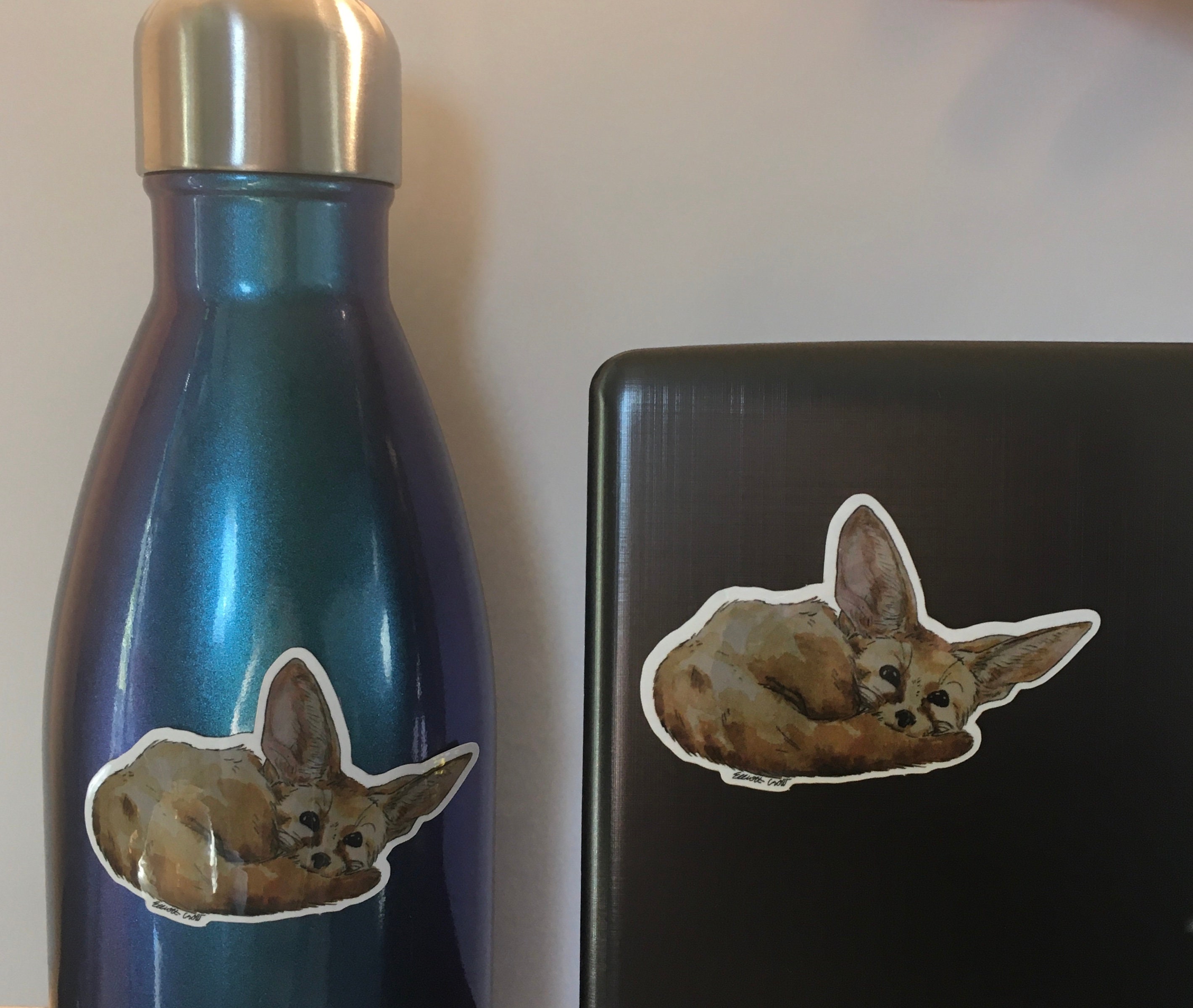 Fennec Fox Vinyl Sticker | Etsy